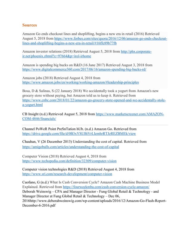 Amazon go feasibility study | PDF | Cloud Computing | Internet