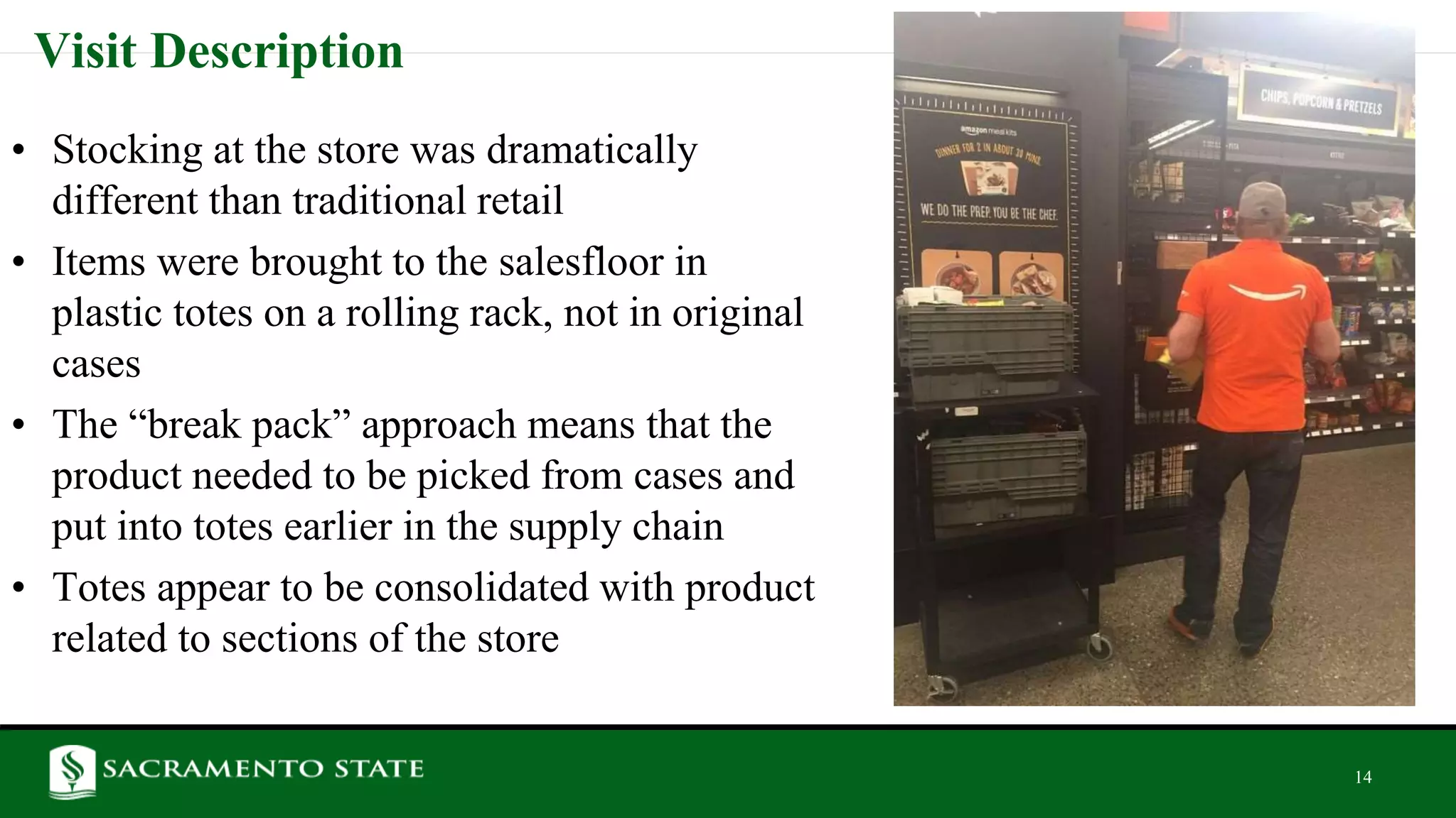 Amazon Go store walkthrough from an operations perspective | PPTX