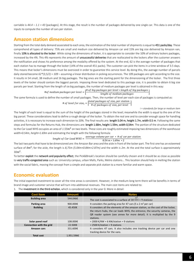 Amazon innovation project | PDF