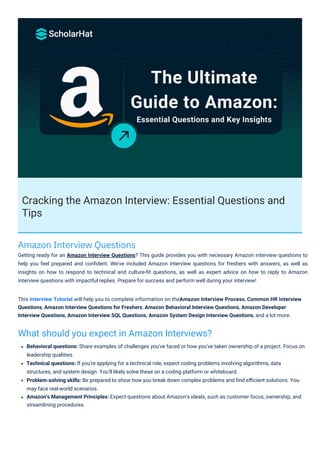 Amazon Interview Questions By Scholarhat.pdf