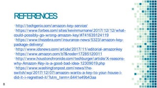 106學年度 新聞英文(ALE149) TOPIC:Amazon key | PPT