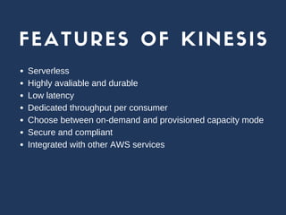 Amazon Kinesis Data Streams | PDF