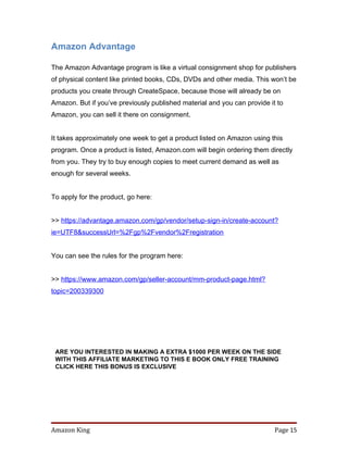 Amazon king | PDF | Internet | Computing