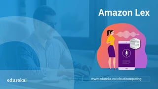 Amazon Lex Chatbot Tutorial | Amazon Lex Chatbot Demo | AWS Certification Training | Edureka | PPT