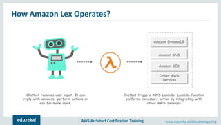 Amazon Lex Chatbot Tutorial | Amazon Lex Chatbot Demo | AWS ...