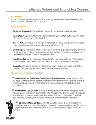 Amazon Military Talent Program | PDF