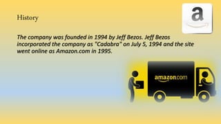 Amazon online shopping | PPTX