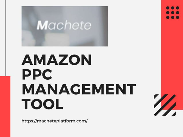 Amazon ppc management tool | PPTX