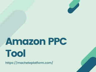 Amazon ppc tool | PPT