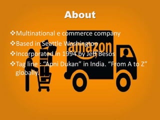 Amazon ppt | PPTX