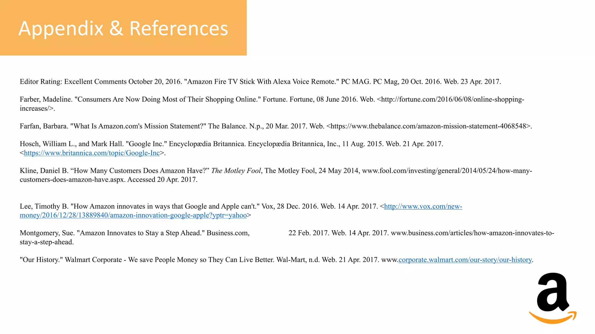 Amazon Presentation | PDF