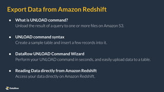Amazon Redshift For Data Analysts | PDF | Databases | Computer Software and Applications