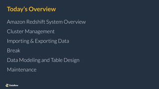 Amazon Redshift For Data Analysts | PDF | Databases | Computer Software and Applications