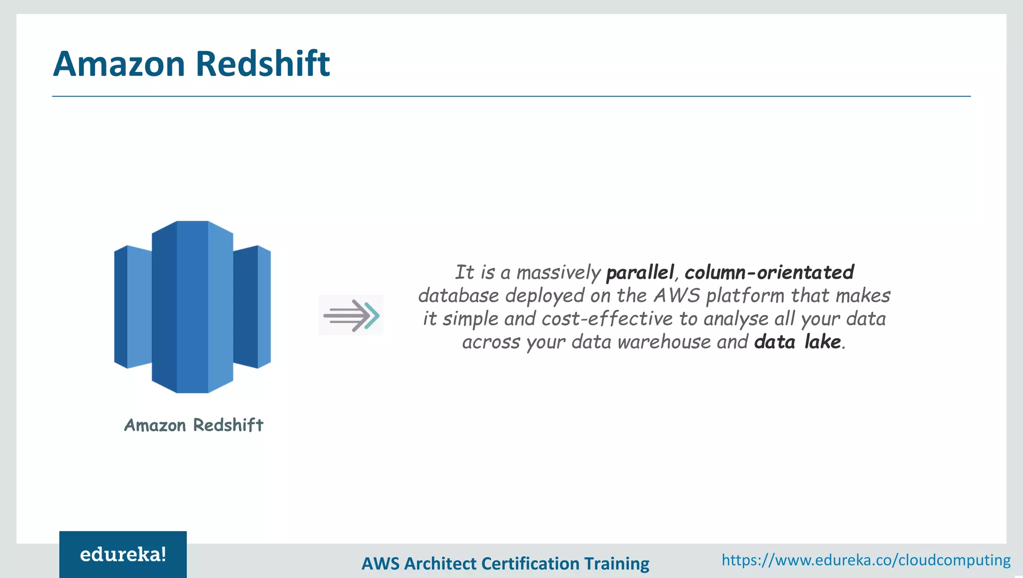 Amazon Redshift Tutorial | AWS Tutorial for Beginners | AWS Certification Training | Edureka | PPT