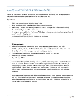 REPORT ON AMAZON | PDF