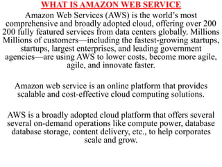 Amazon S3.pptx, three tier architecture in Amazon we services | PPT
