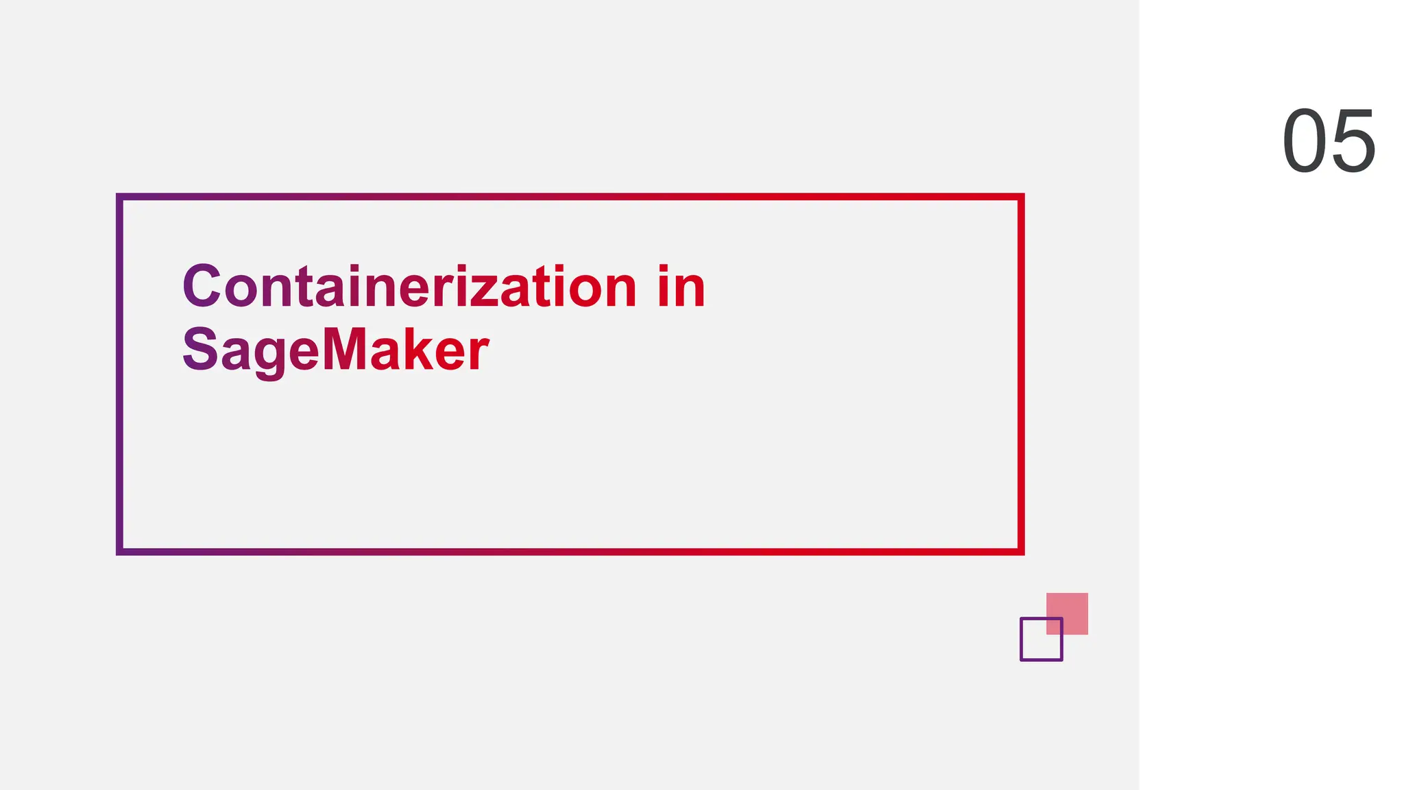 Amazon SageMaker for MLOps Presentation. | PPTX