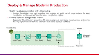 Amazon SageMaker for MLOps Presentation. | PPTX