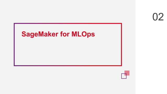 Amazon SageMaker for MLOps Presentation. | PPTX | Cloud Computing ...