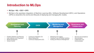 Amazon SageMaker for MLOps Presentation. | PPTX