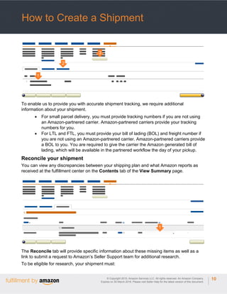 Amazon Shipment Creation Workflow | PDF