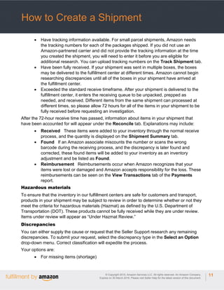 Amazon Shipment Creation Workflow | PDF