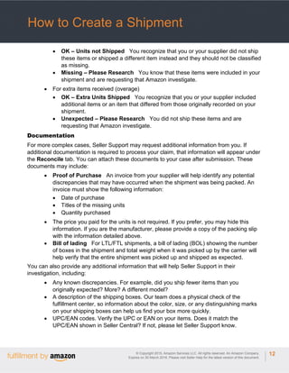 Amazon Shipment Creation Workflow | PDF | Logistics and Transportation Industry | Industries