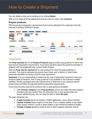 Amazon Shipment Creation Workflow | PDF | Logistics and Transportation Industry | Industries
