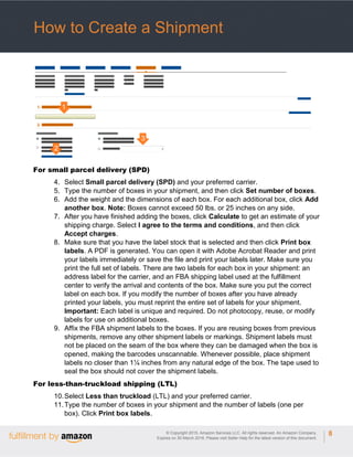 Amazon Shipment Creation Workflow | PDF | Logistics and Transportation Industry | Industries