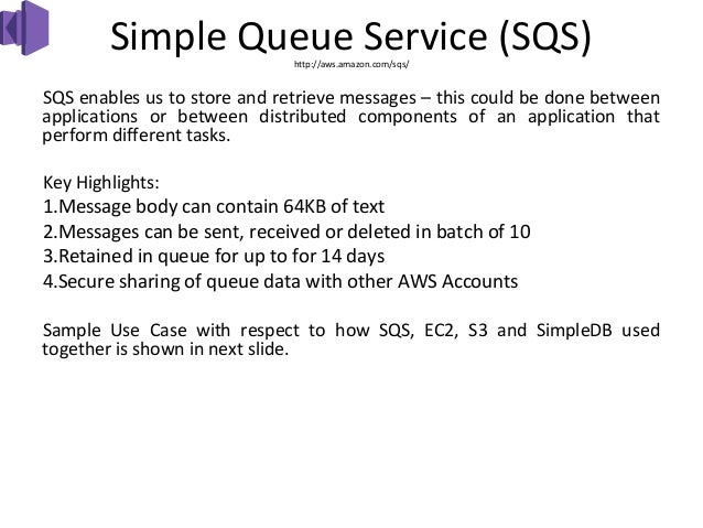 Amazon simple queue service