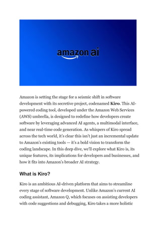 Amazon’s Kiro The AI Coding Revolution Unveiled.pdf
