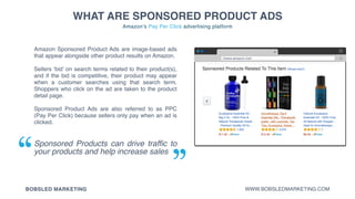 Amazon Sponsored Products: An Introduction to Advertising for Sellers | PDF