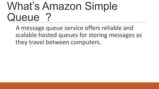 Amazon SQS overview | PPTX