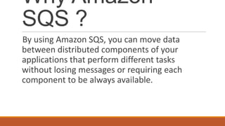 Amazon SQS overview | PPTX | Email | Internet