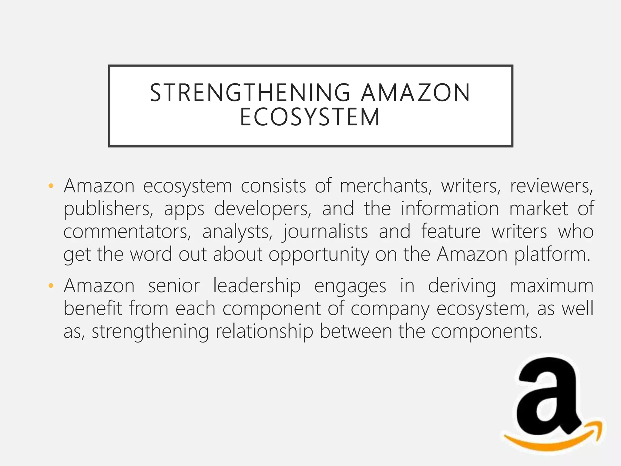 Amazon strategic management | PPTX