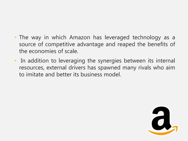Amazon strategic management | PPTX