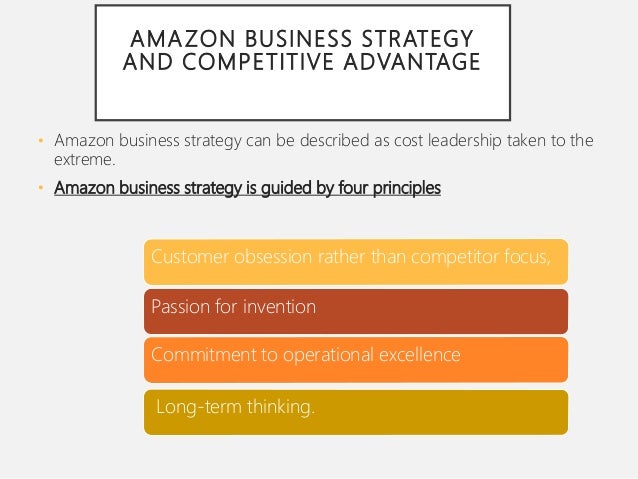 Amazon strategic management