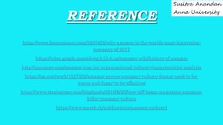 Amazon Organisational Culture | PPTX