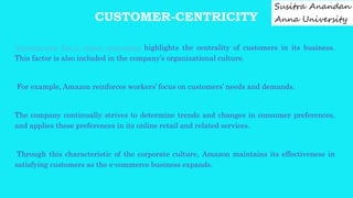 Amazon Organisational Culture | PPTX