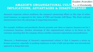 Amazon Organisational Culture | PPTX