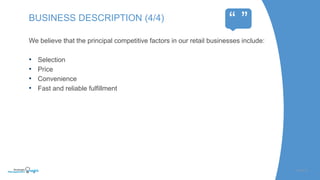 Amazon SWOT Analysis 2018 | PDF