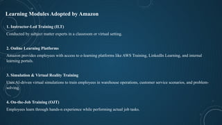 Amazon TD and OCD ppt of training and development | PPT