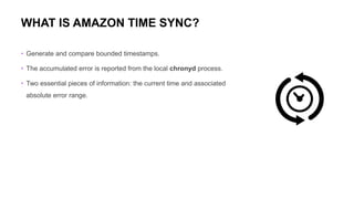 Amazon Time Sync Service now makes it easier to generate and compare ...