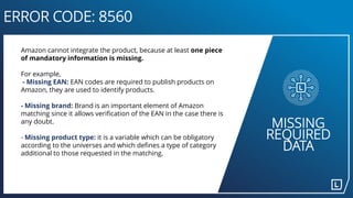 Amazon top errors and how to fix it with Lengow | PDF | Web Design and HTML | Internet
