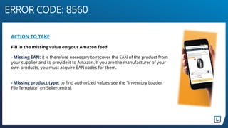 Amazon top errors and how to fix it with Lengow | PDF | Web Design and HTML | Internet