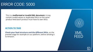 Amazon top errors and how to fix it with Lengow | PDF | Web Design and ...