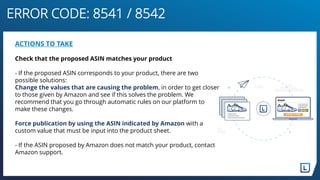 Amazon top errors and how to fix it with Lengow | PDF | Web Design and HTML | Internet