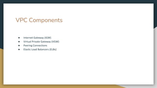 Amazon Virtual Private Cloud Presented by Techserverglobal | PPTX