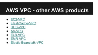 Amazon virtual private cloud (vpc) | PDF