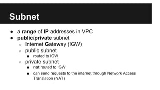 Amazon virtual private cloud (vpc) | PDF